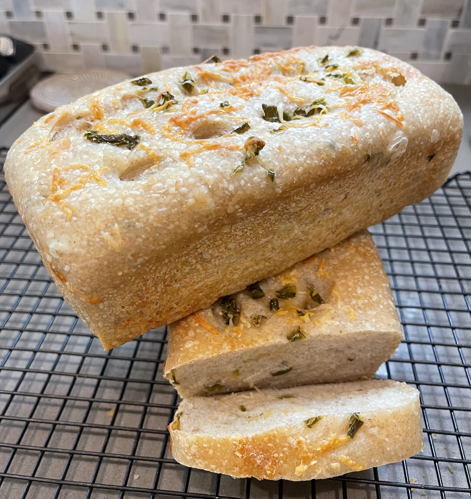Sourdough Jalapeño-Cheddar Sandwich Loaf - Evening with a Sandwich